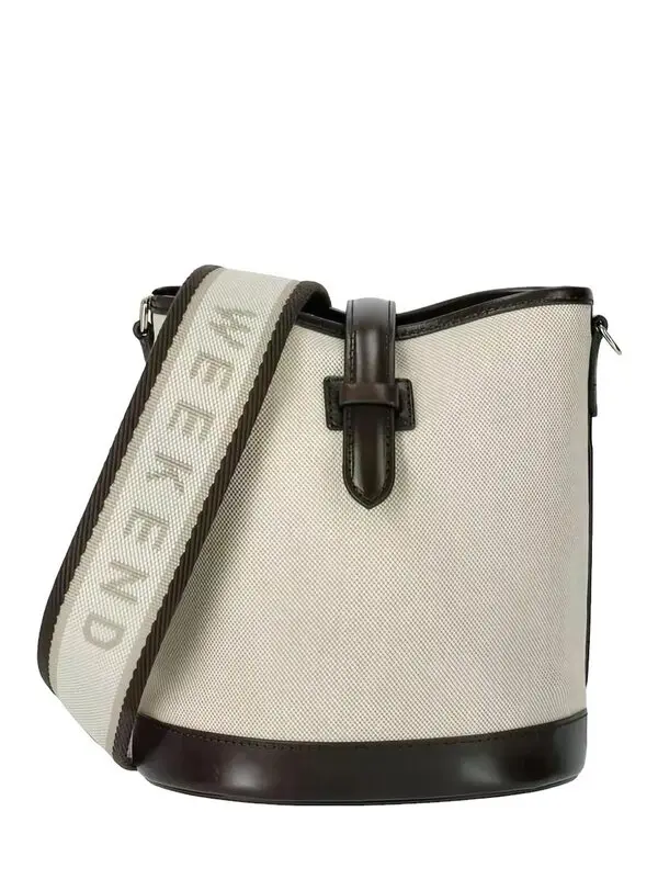 Max Mara Flap Crossbody Bag With Adjustable Strap - Neutrals