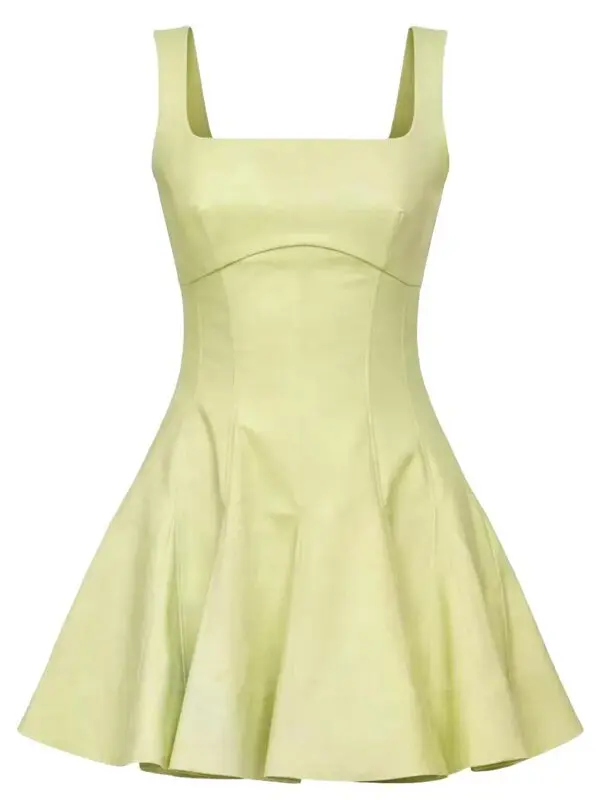 Simkhai Emslie Square-neck A-line Dress - Green