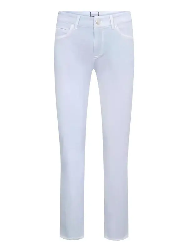 Seductive Claire Cropped Trousers - Blue