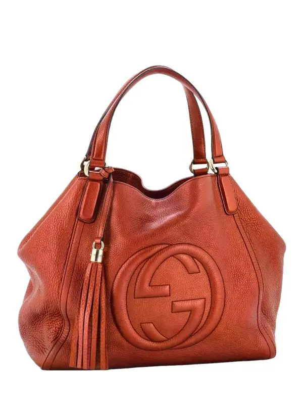 Gucci Soho Leather Medium Shoulder Bag - Brown