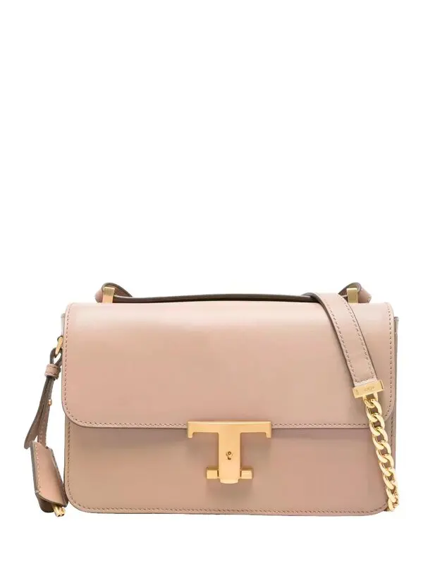 TOD'S Mini Leather Crossbody Bag - Neutrals