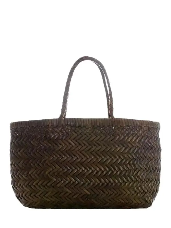 Dragon Diffusion Woven Pendant Tote - Green