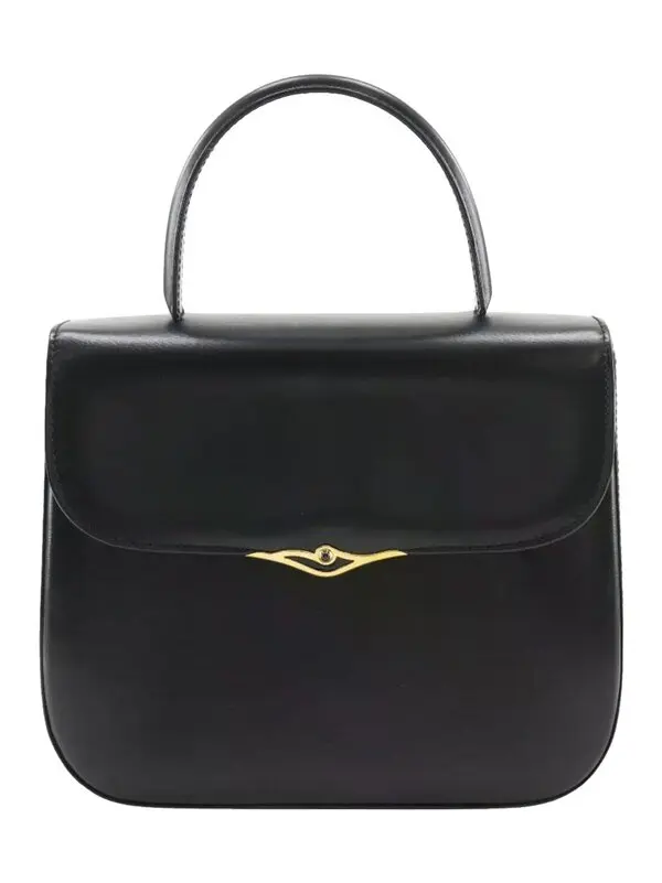 CARTIER 2000-2026 Leather Sapphire Line Handbag - Black