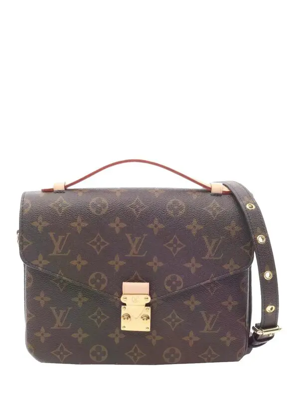 LOUIS VUITTON Monogram Pochette Metis Satchel 2010-2025 - Brown