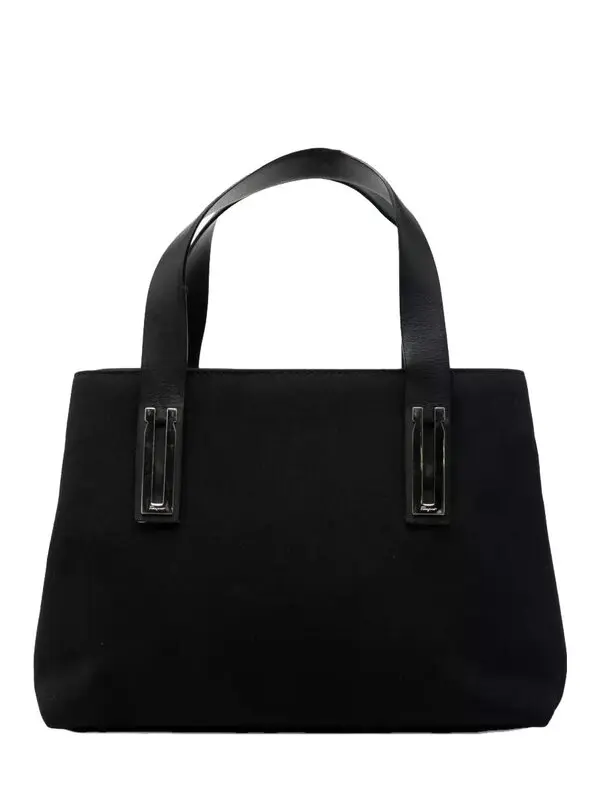 FERRAGAMO 1990-2020 Nylon Handbag - Black