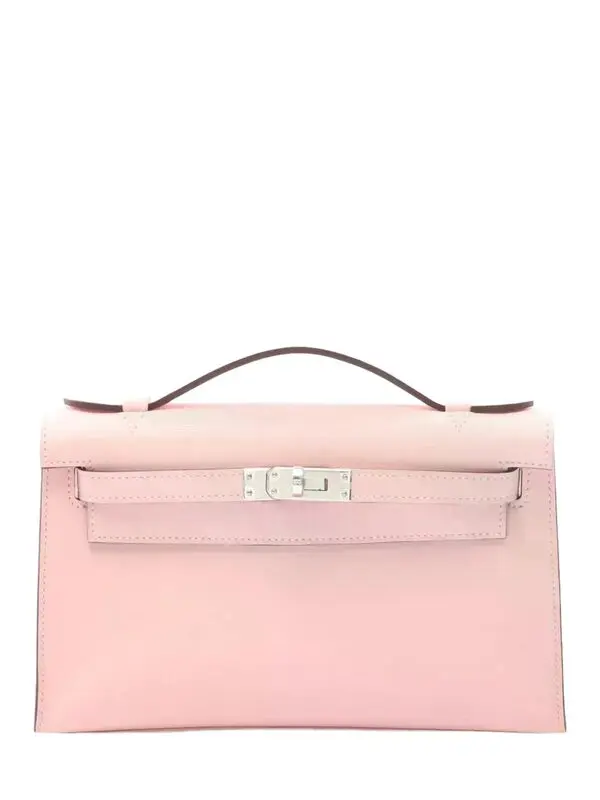 Hermès 2025 Swift Kelly Pochette 22 Handbag - Pink