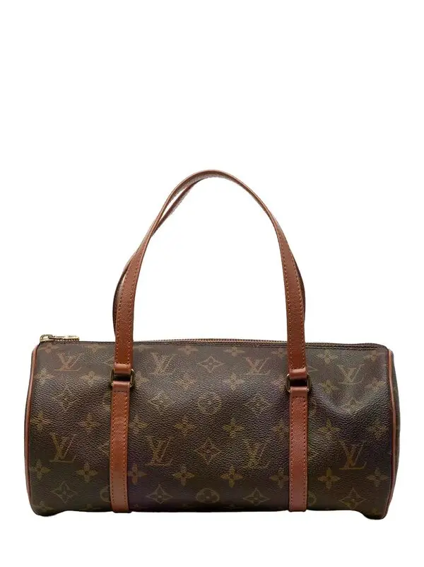 LOUIS VUITTON 1992 Monogram Papillon 30 Handbag - Brown