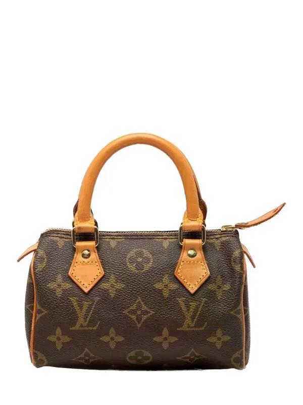 LOUIS VUITTON 1994 Monogram Mini Speedy Hl Satchel - Brown