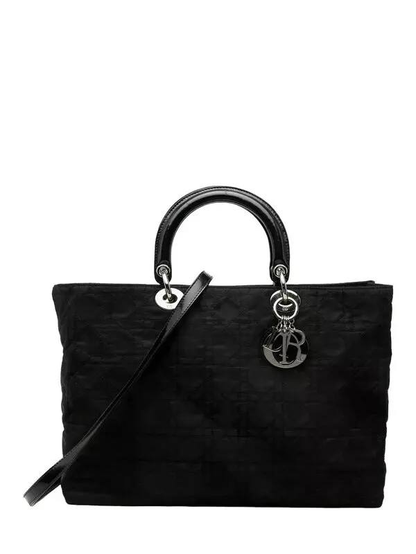 Dior 2003 Extra Large Lady Satchel - Black