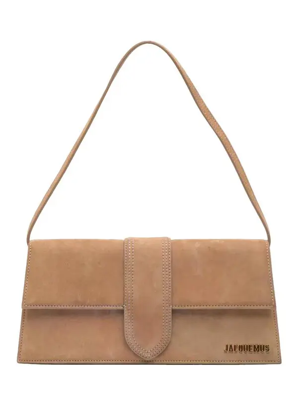 Jacquemus Le Bambino Long Suede Shoulder Bag - Brown