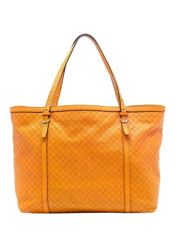 Gucci Microssima Nice Tote Bag - Orange