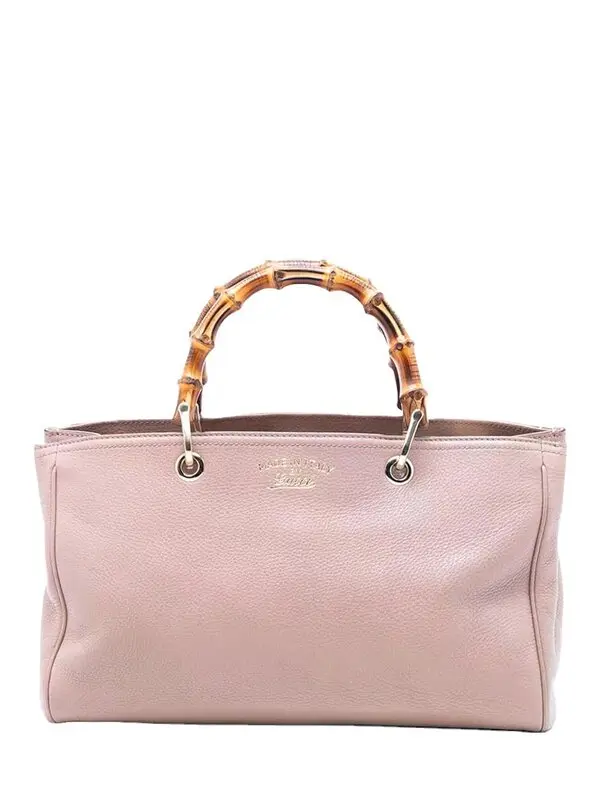 Gucci Bamboo Shopper Satchel - Pink