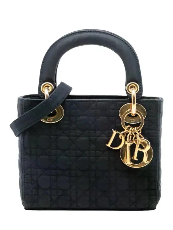 Dior 1998 Mini Lady Satchel - Black