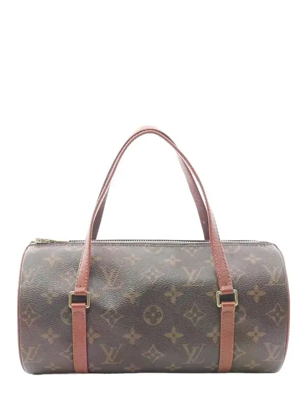 LOUIS VUITTON 2001 Monogram Papillon 26 Handbag - Brown