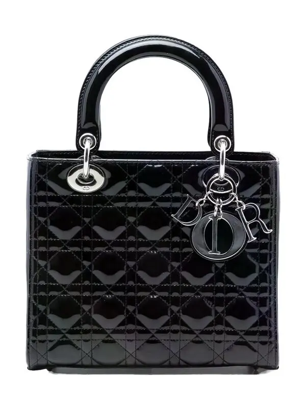 Dior 2013 Medium Lady Satchel - Black