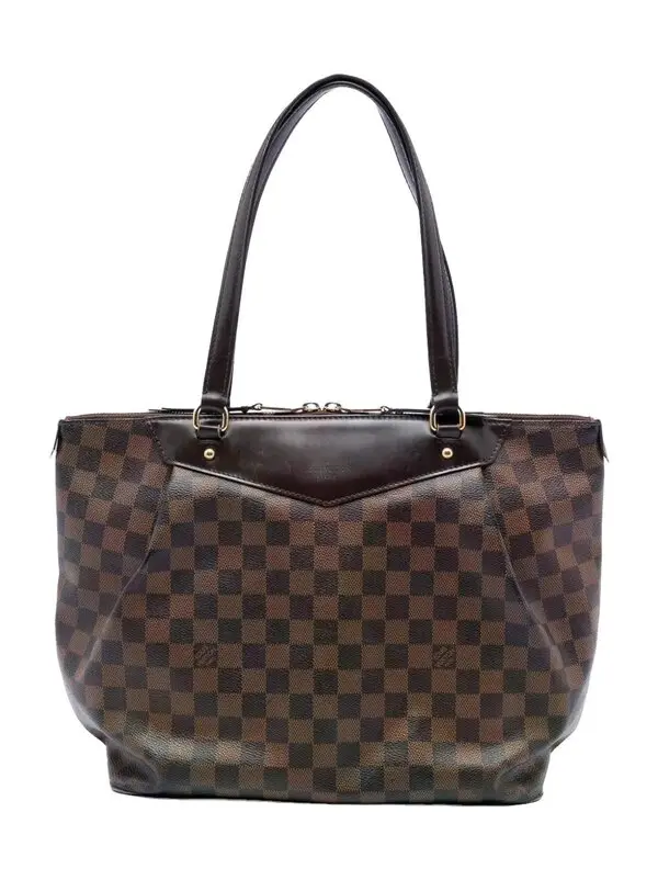 LOUIS VUITTON Damier Ebene Westminster Gm Shoulder Bag - Brown