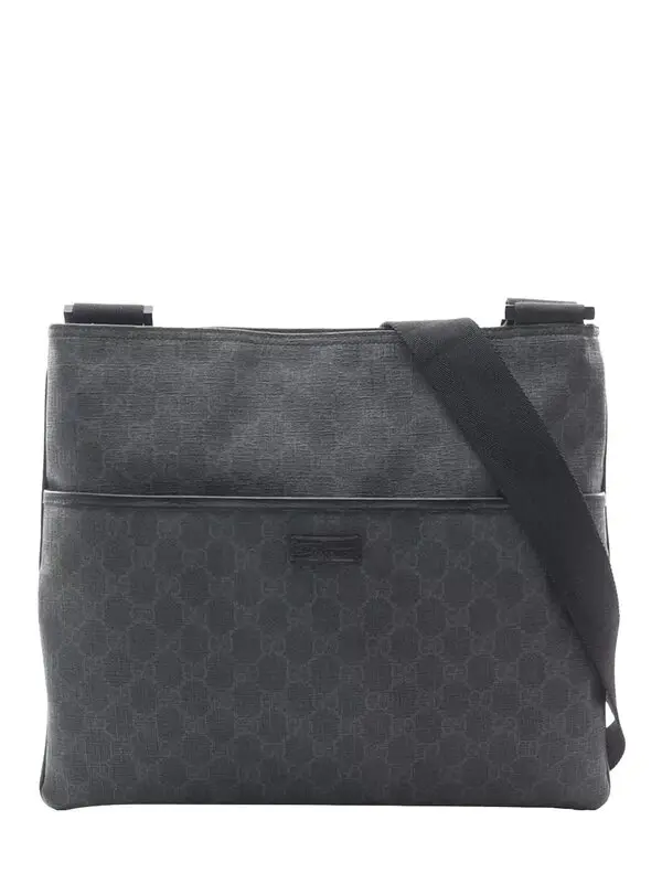 Gucci 2000-2015 Gg Supreme Crossbody Bag - Grey