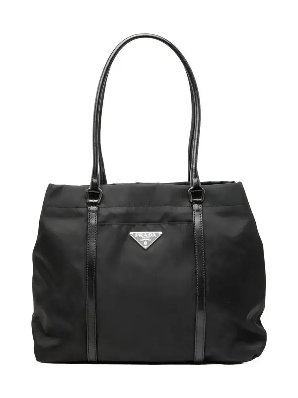 Prada 2013-2025 Tessuto Shoulder Bag - Black