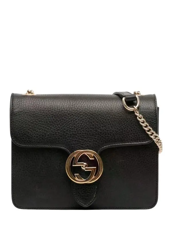Gucci Interlocking G Crossbody Bag - Black