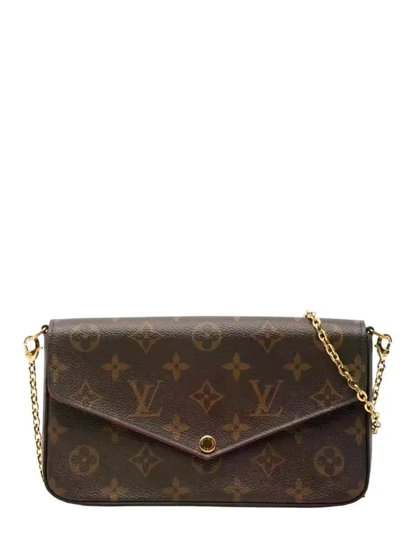LOUIS VUITTON Monogram Pochette Felicie - Brown