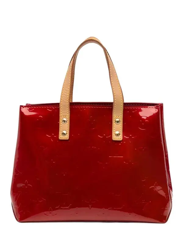 LOUIS VUITTON 2007 Monogram Vernis Reade Pm Handbag - Red