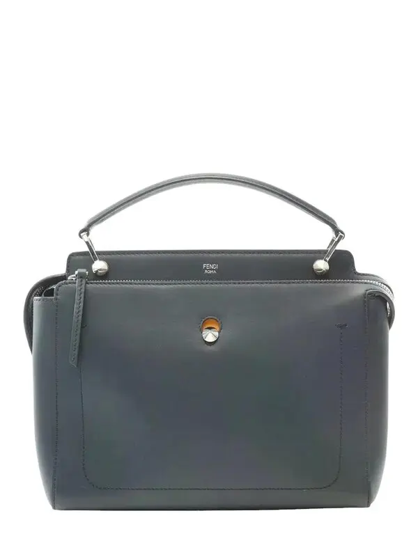 Fendi 2010-2025 Leather Dotcom Satchel - Blue