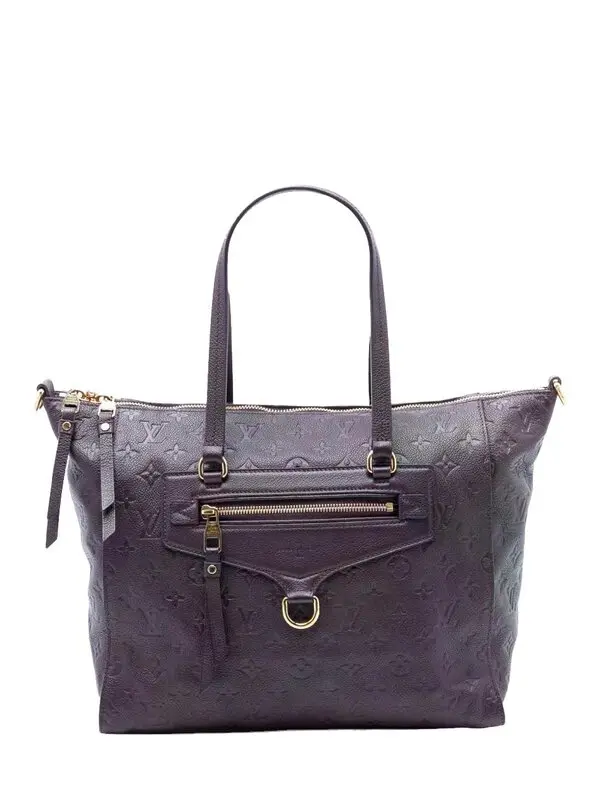 LOUIS VUITTON 2012 Monogram Empreinte Lumineuse Pm Satchel - Purple