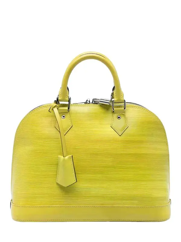 LOUIS VUITTON Epi Alma Pm Handbag - Yellow