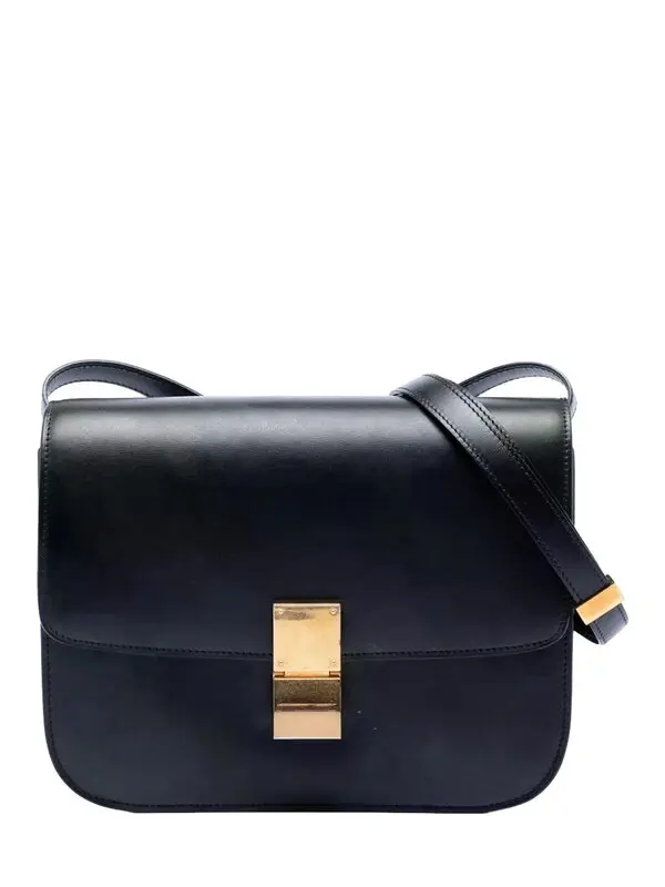 Celine 2010-2025 Medium Classic Box Crossbody Bag - Black