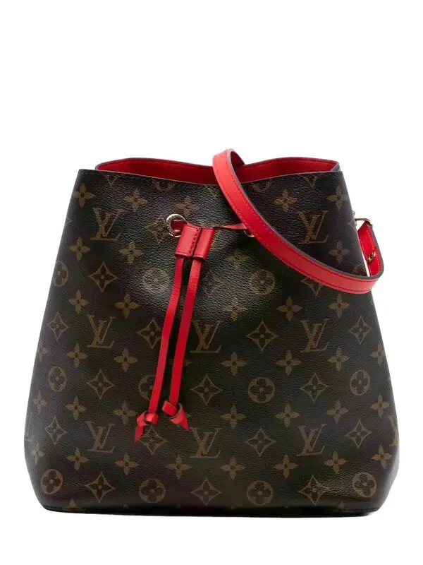 LOUIS VUITTON 2019 Monogram Neonoe Mm Bucket Bag - Brown