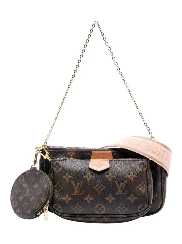 LOUIS VUITTON Monogram Multi Pochette Accessoires Satchel - Brown