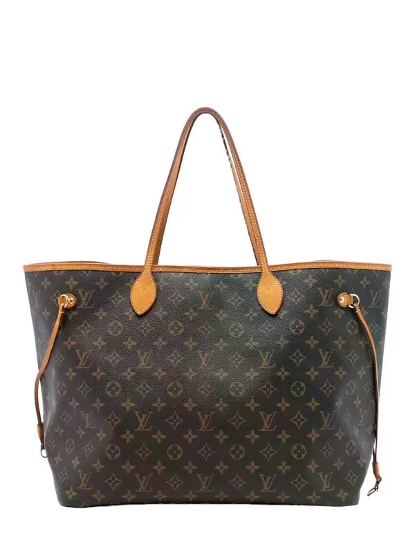 LOUIS VUITTON 2012 Monogram Neverfull Gm Tote Bag - Brown