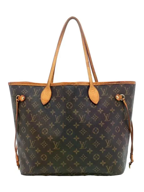 LOUIS VUITTON 2016 Monogram Neverfull Mm Tote Bag - Brown