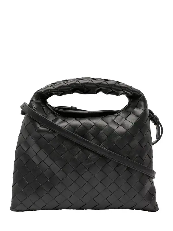 Bottega Veneta Mini Intrecciato Hop Satchel - Black