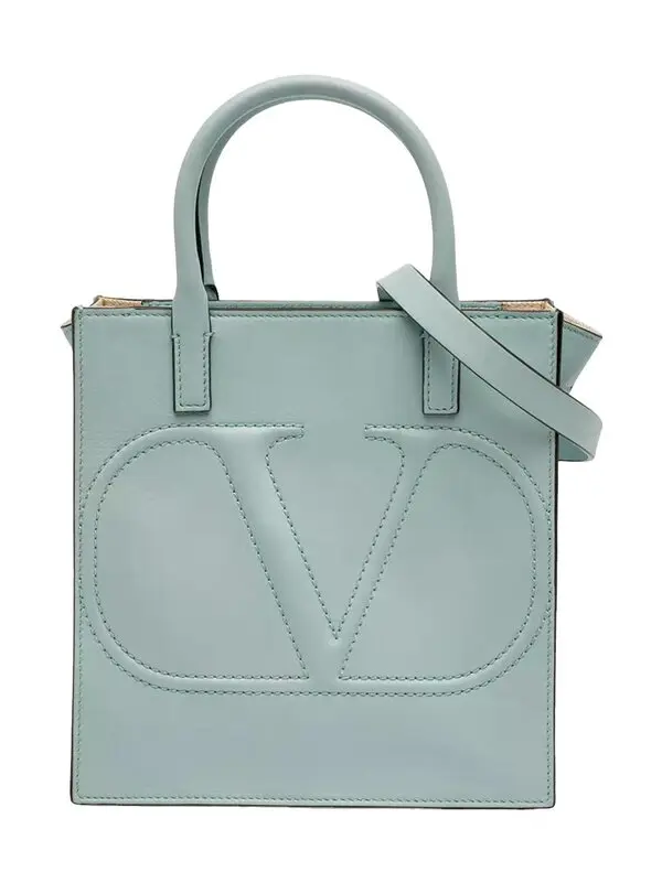 Valentino Garavani Vlogo Walk Small Tote - Blue