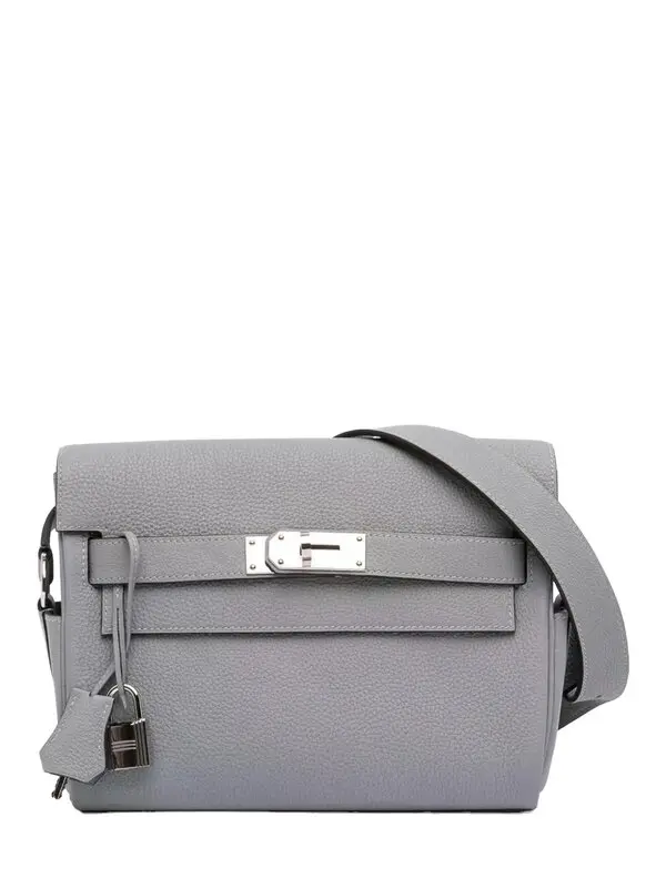 Hermès Togo Kelly Messenger Pm - Grey