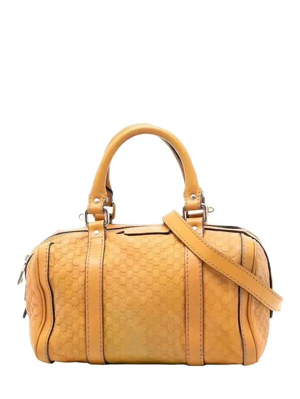Gucci Microssima Joy Boston Satchel - Yellow