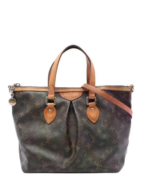 LOUIS VUITTON 2011 Monogram Palermo Pm Satchel - Brown
