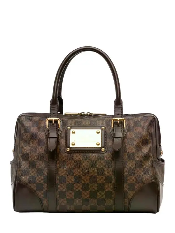 LOUIS VUITTON 2008-2011 Damier Ebene Berkeley Handbag - Brown