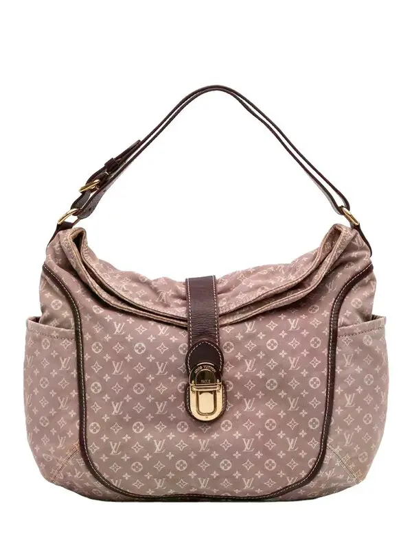 LOUIS VUITTON 2010 Monogram Mini Lin Idylle Romance Hobo Bag - Red