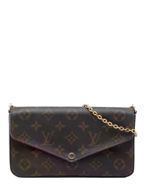 LOUIS VUITTON Monogram Pochette Felicie - Brown