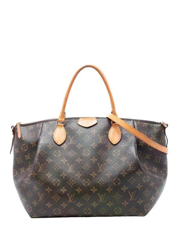 LOUIS VUITTON 2015 Monogram Turenne Gm Satchel - Brown