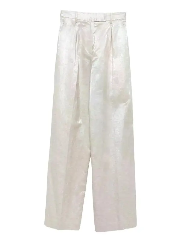 FORTE_FORTE Pleated Trousers - Neutrals