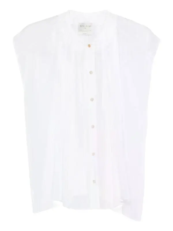 FORTE_FORTE Buttoned Shirt - White