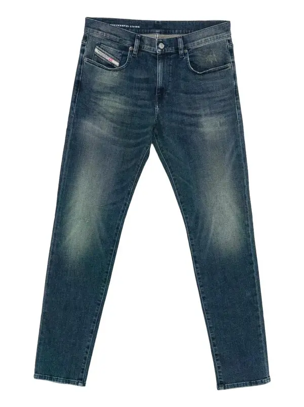DIESEL D-strukt Logo Jeans - Blue