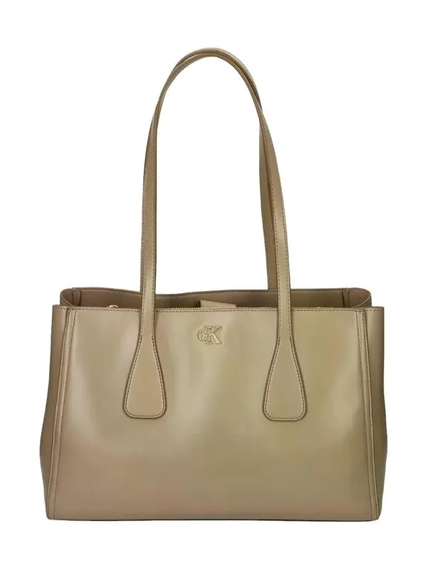 Calvin Klein Detail Tote Bag - Neutrals
