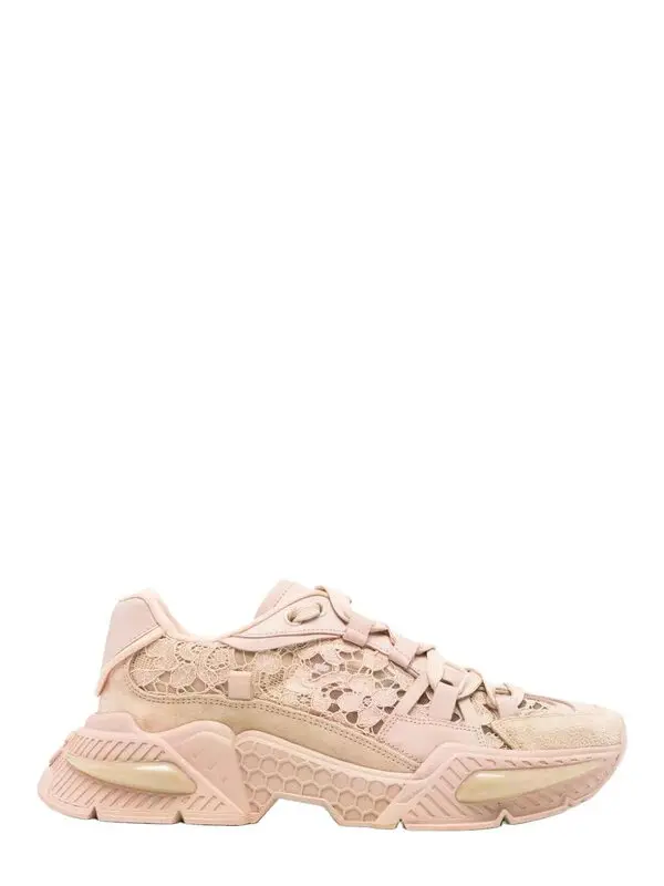 Dolce & Gabbana Airmaster Lace Sneakers - Pink