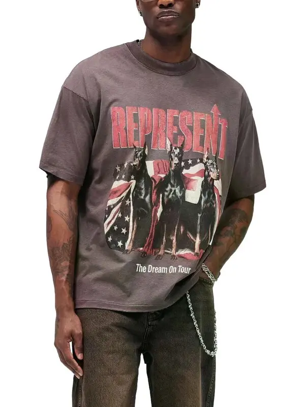 REPRESENT Dream On Tour T-shirt - Grey