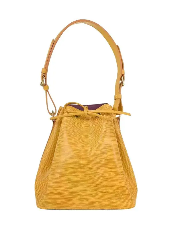 LOUIS VUITTON 1996 Petit Noé Bucket Bag - Yellow