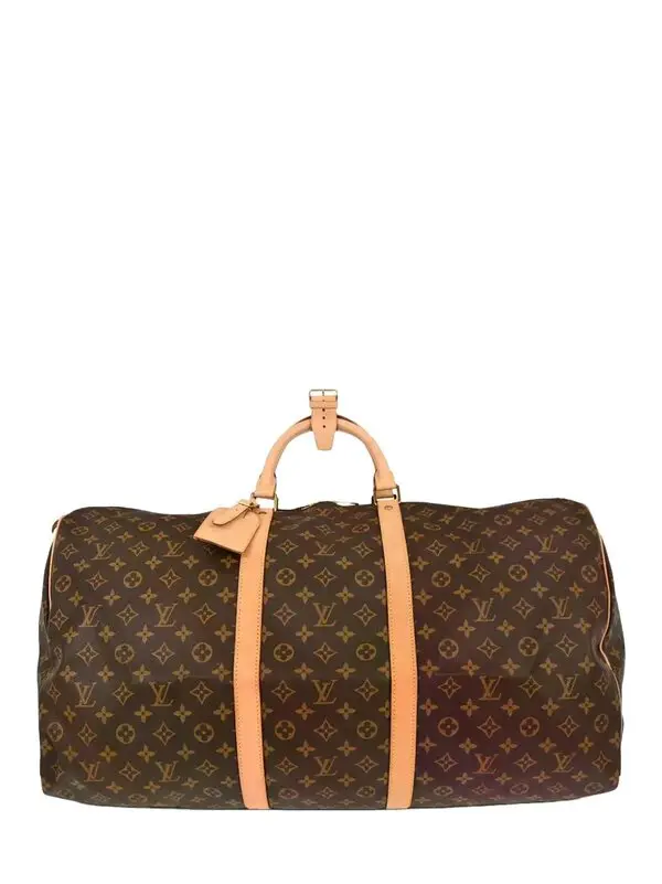 LOUIS VUITTON 1992 60 Keepall Luggage - Brown